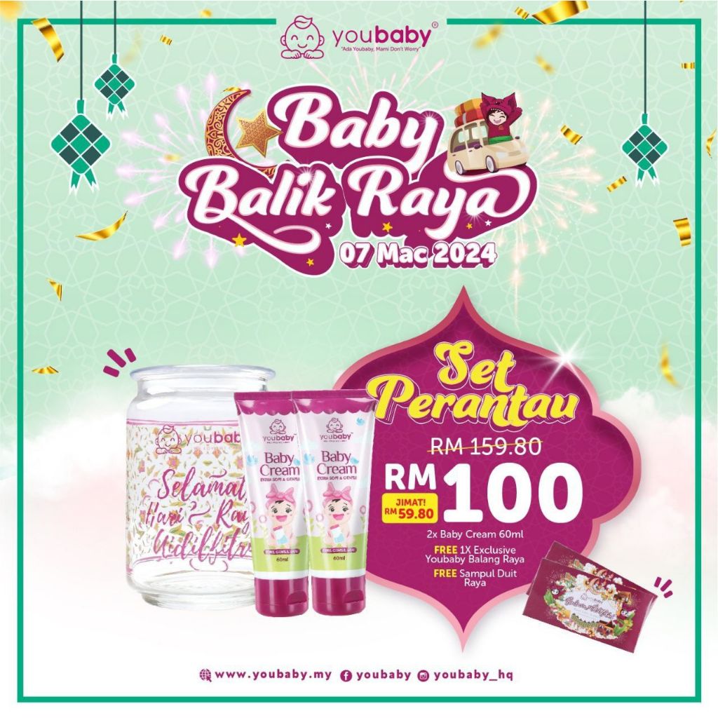 YOUBABY BABY CREAM ORIGINAL HQ READY STOK SERUM SHOWER GEL KRIM BAYI ...
