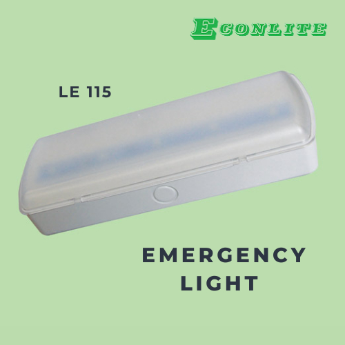 ECONLITE LE115 Emergency Light / Recessed Frame LAMPU KECEMASAN Lamp Portable Lampu Bateri ...