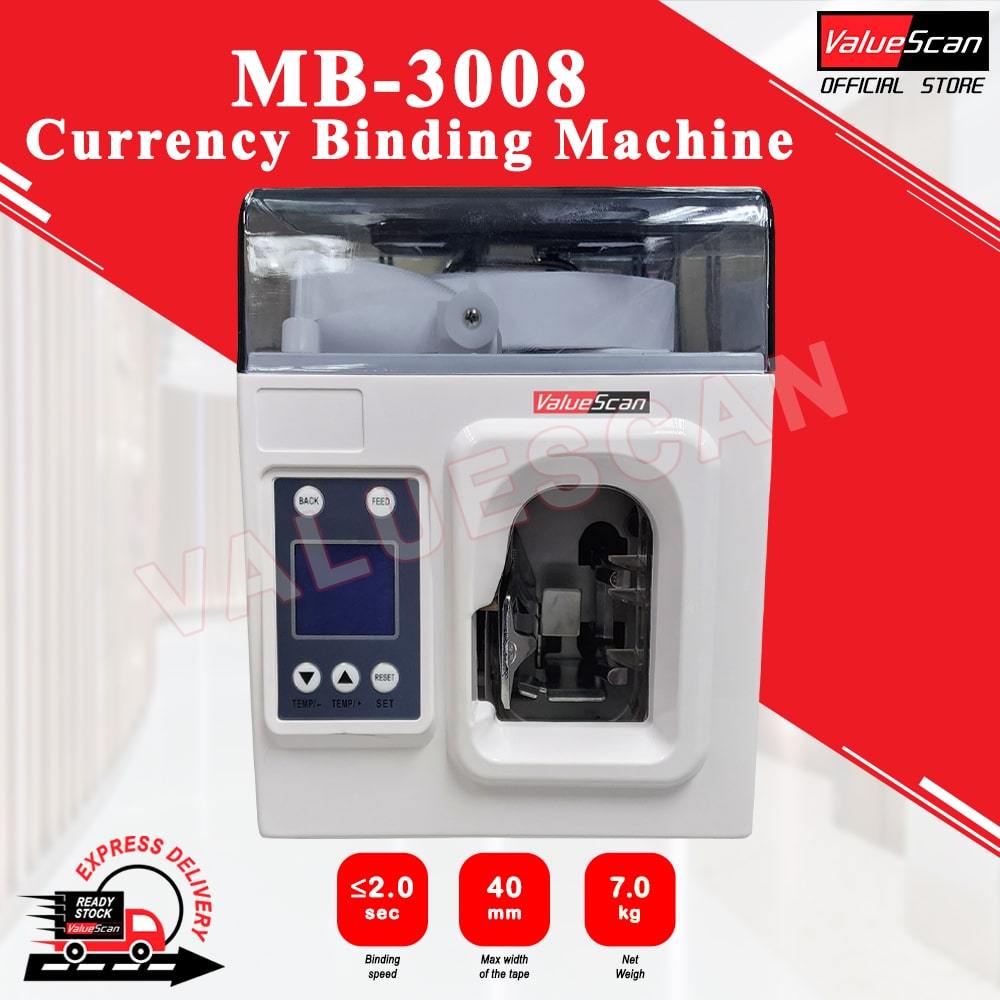Valuescan MB-3008 Note Binding Machine / Money Binder | Shopee Malaysia