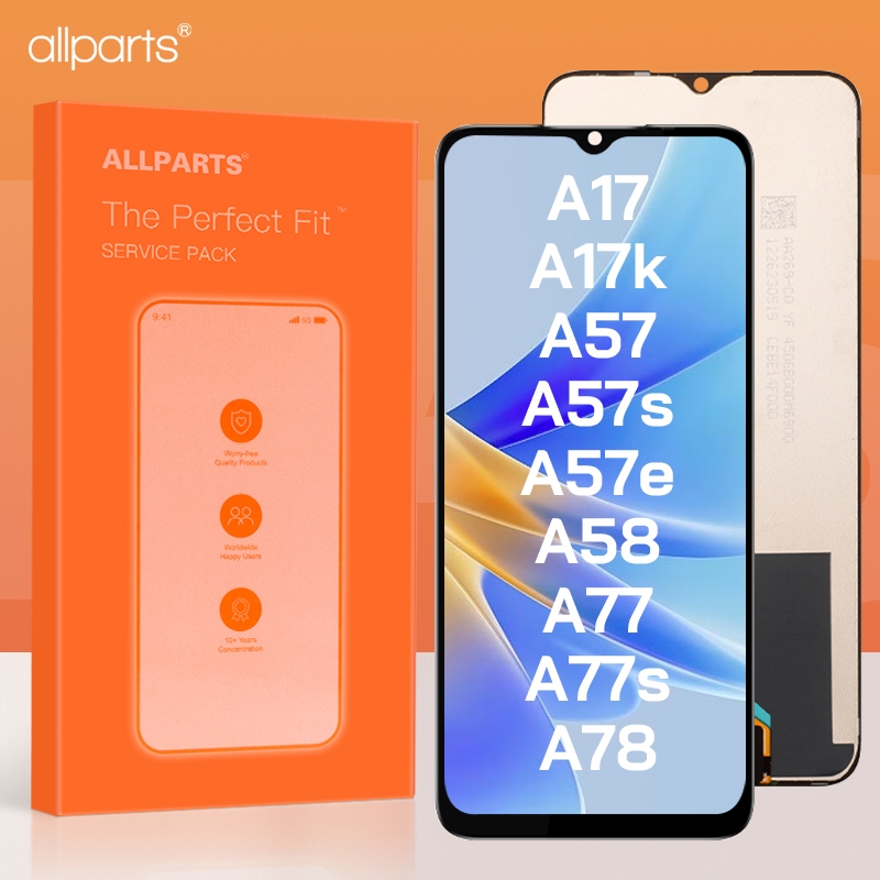 ALLPARTS IPS LCD Display for OPPO A17 / A17K / A57 / A57s / A57e / A58 ...