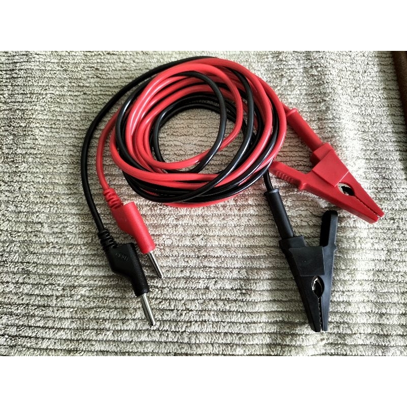 Banana Plug 4MM To 20A Crocodile Clip Test Hook Both Double Crocodile ...