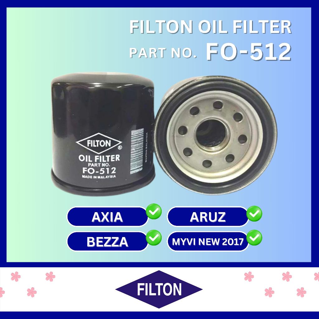 Perodua Engine Oil Filter for Axia/Bezza/Aruz/Myvi(2017 new) Brand ...