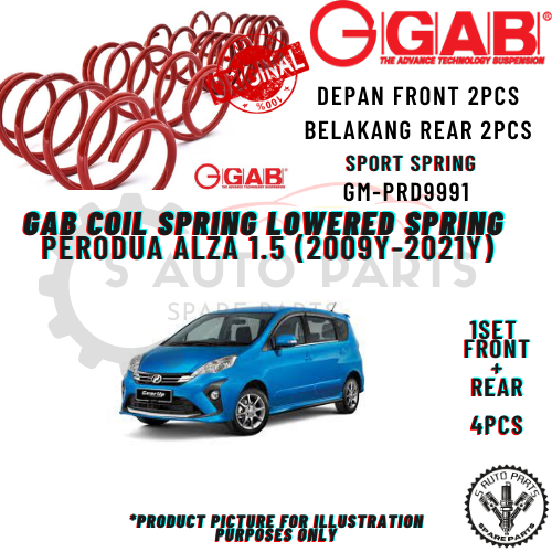 PERODUA ALZA (SET-PCS4 )GAB SUPER SPORT PREMIUM HIGH PERFORMANCE COIL ...