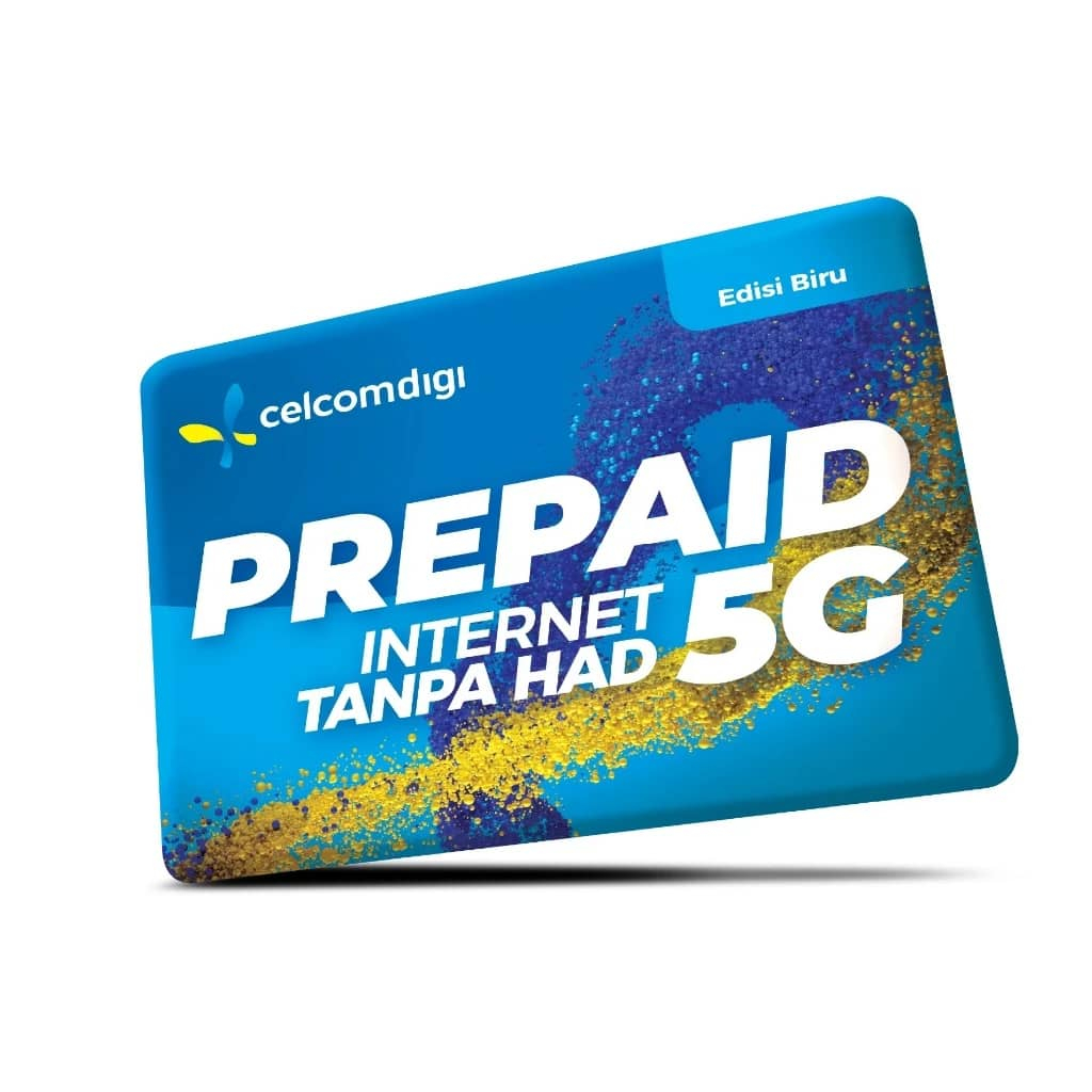 CELCOMDIGI PREPAID 5G/4G - UNLIMITED INTERNET & CALL (edisi biru ...