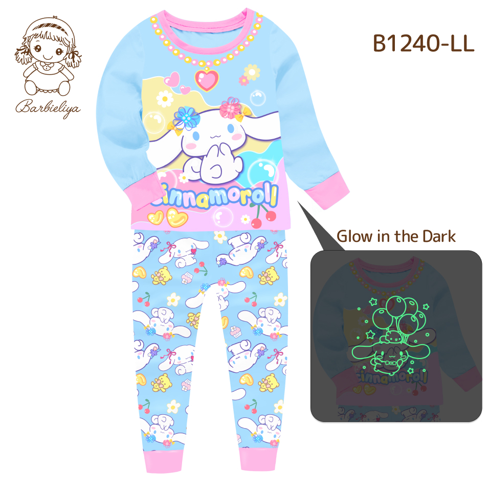 B1240LL Barbieliya Girl Cinnamoroll pyjamas /Cinnamoroll Sleepwear ...