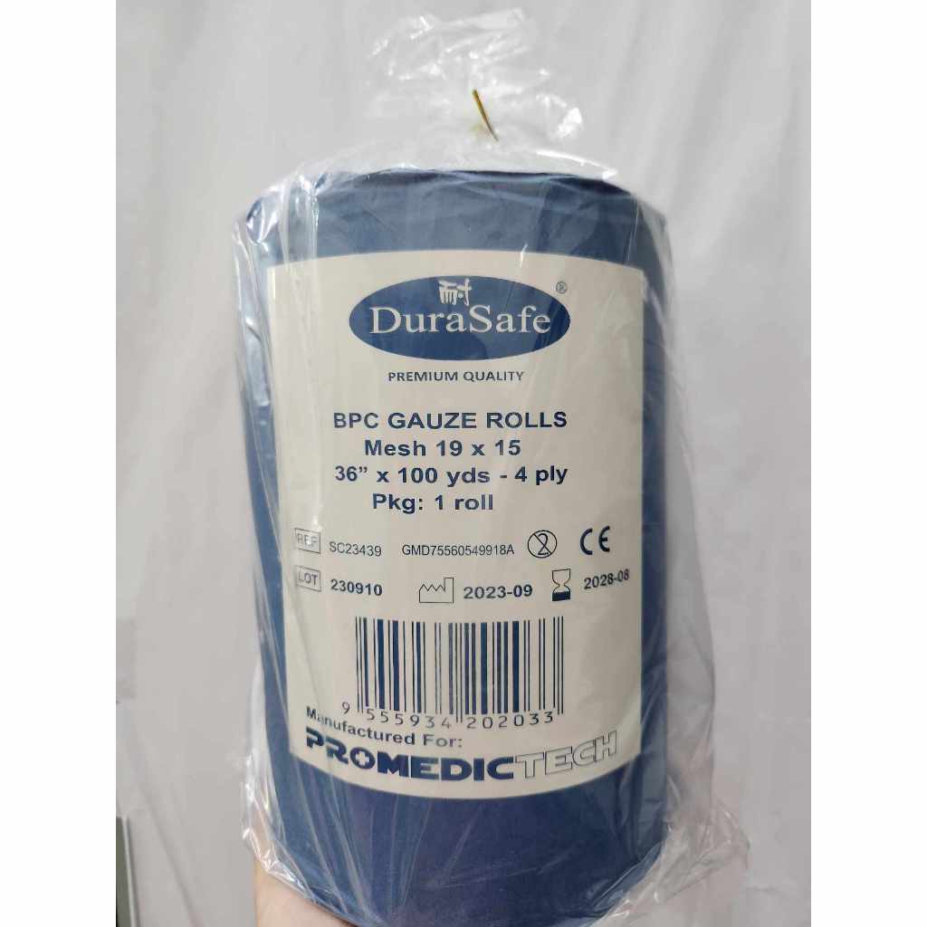 DURASAFE BPC GAUZE ROLLS 36"X100YDS | Shopee Malaysia