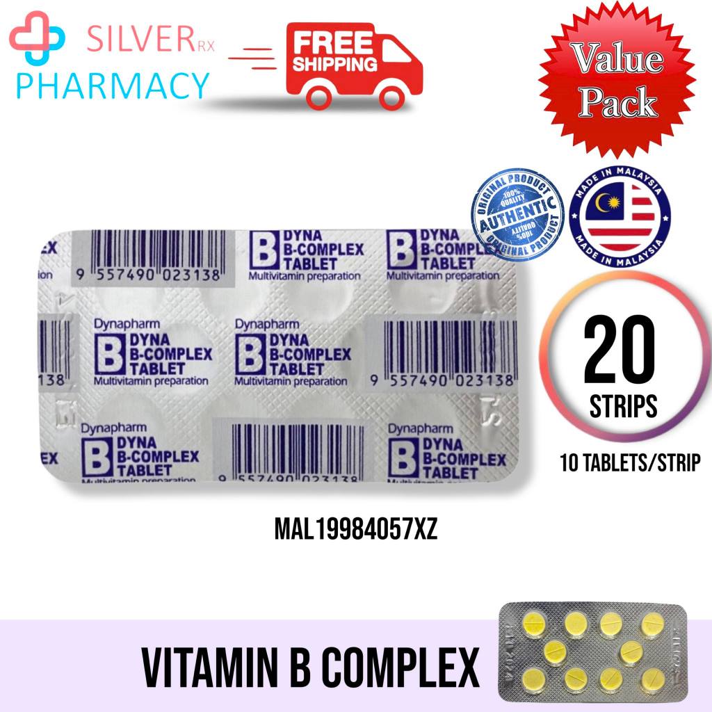[Exp 02/2026] Dyna B-Complex Tablet [10's/Strip] | Shopee Malaysia