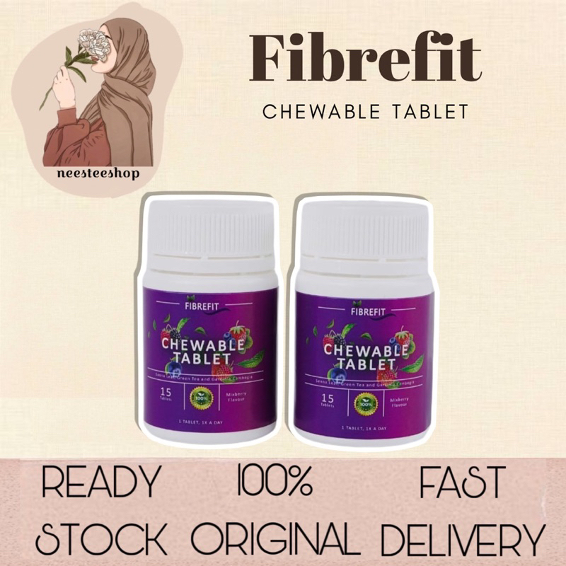 FIBREFIT CHEWABLE TABLET NEW PACKAGING | Shopee Malaysia