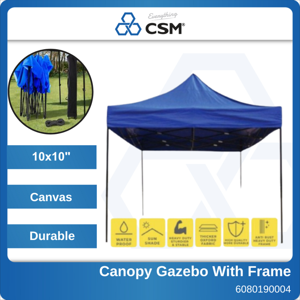 10x10" Roof Night Market Canopy Camping Tent Khemah Canopy Frame 10x10 ...