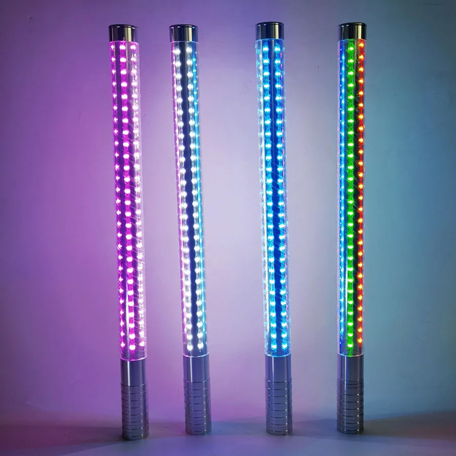 60CM Aluminum LED strobe baton colorful sparkler light LED For ...