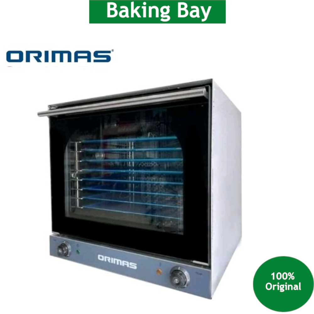 Orimas Convection Oven (62L) Double Layer Tempered Glass Twin Turbo ...
