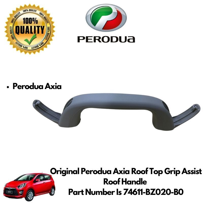 Original Perodua Axia Roof Top Grip Assist Roof Handle （No Skru ...