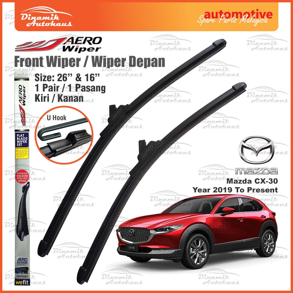 Mazda CX30 / CX-30 Year 2019 To Present Car Front Windscreen Flat Soft ...