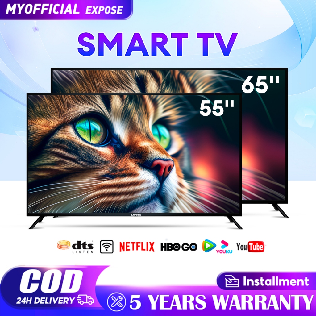 Smart TV 65 Inch TV 4k Android TV Google TV Chromcast Netflix | Shopee ...