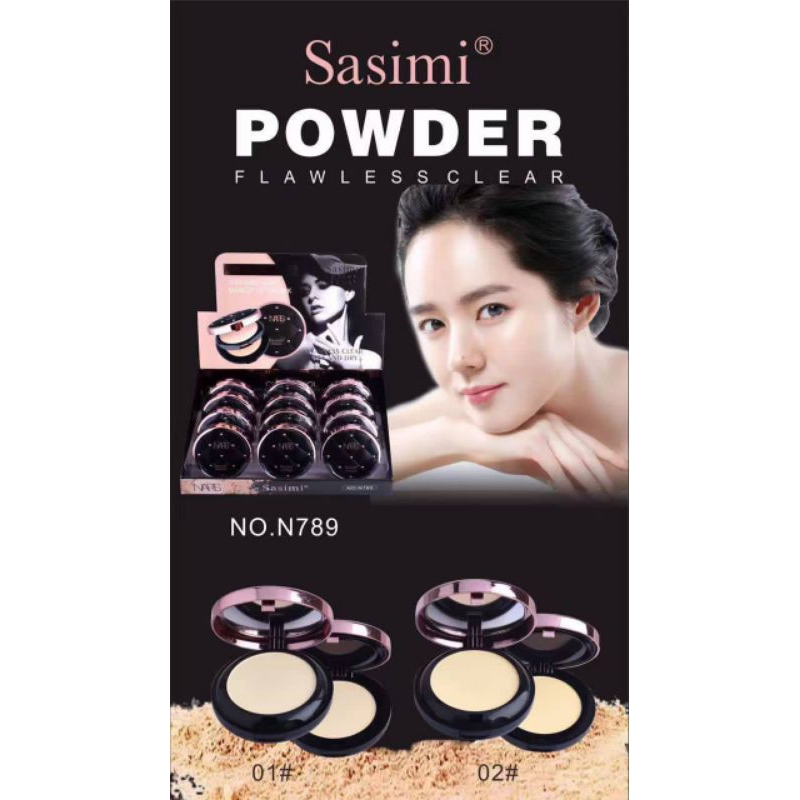 SASIMI BB 2in1 COMPACT POWDER BOX 12PCS | Shopee Malaysia