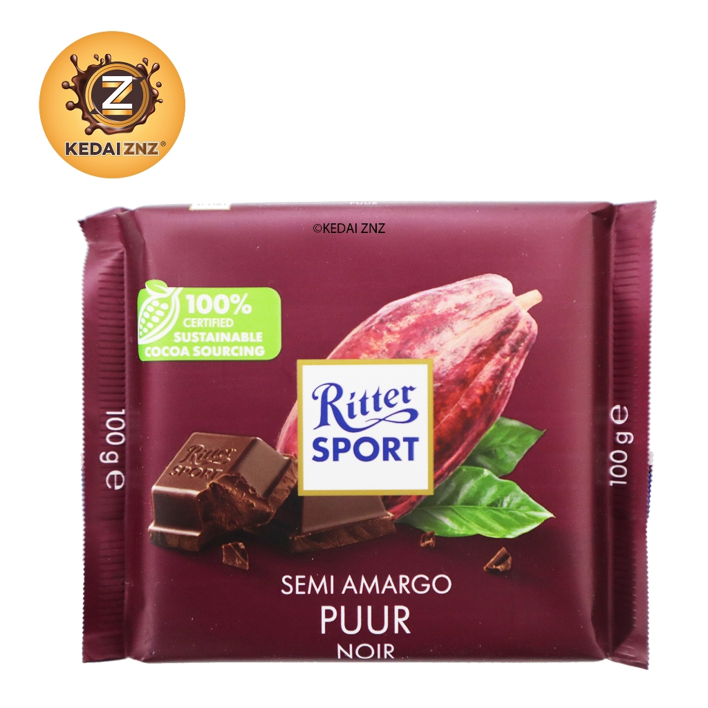 Chocolate Ritter SPORT Dark Chocolate Bar 100g Coklat | Shopee Malaysia