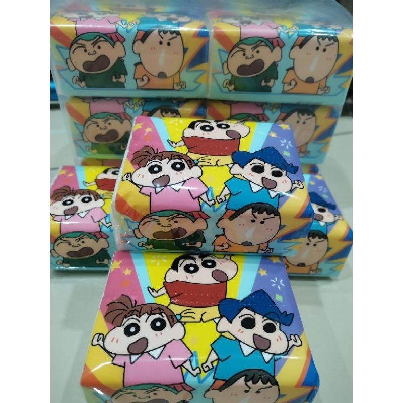 ★ReadyStock★蜡笔小新卡通抽纸 ShinChan 4PLY Tissue Paper Facial Tissue | Shopee ...