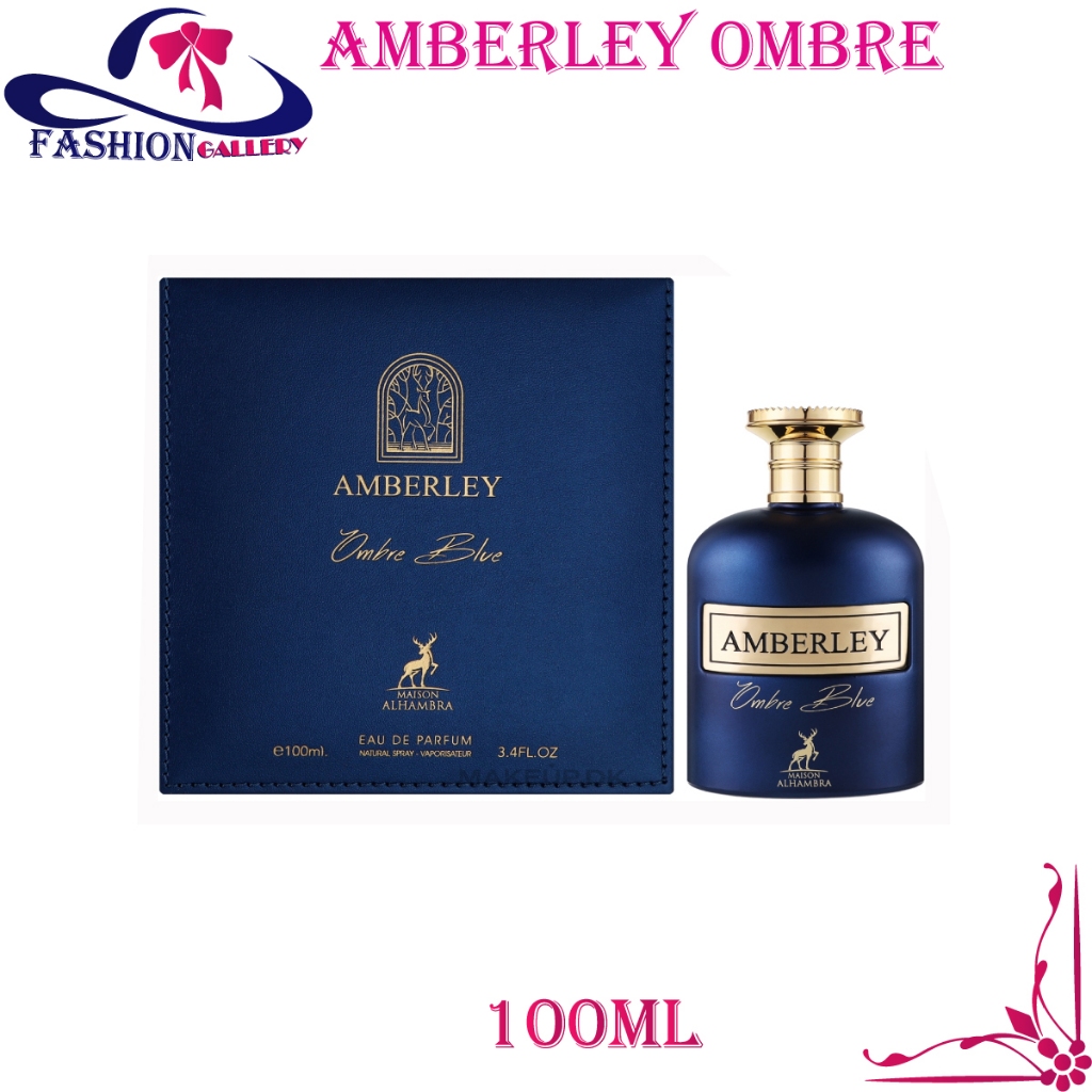 AMBERLEY OMBRE BLUE 100ML BY MAISON ALHAMBRA EDP PERFUME SPRAY 100% ...