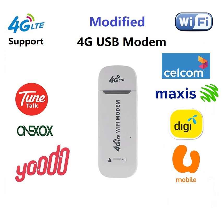 Modified 4G USB Modem Router Unlocked Unlocked Bypass Unlimited Hotspot ...