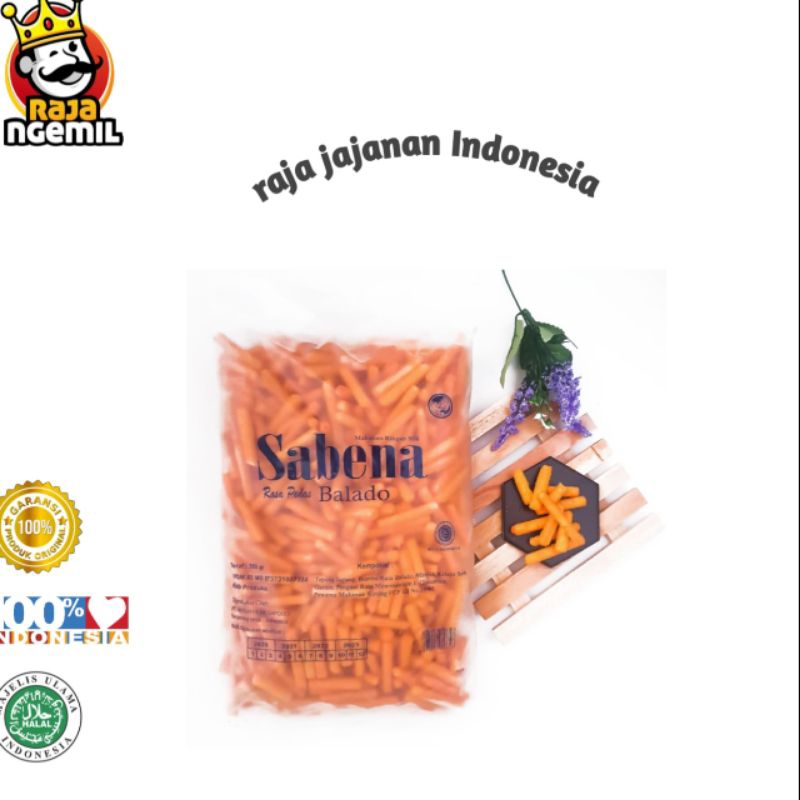 sabena stik balado pedas enak berat 40gr/pack kemasan ekonomis | Shopee ...
