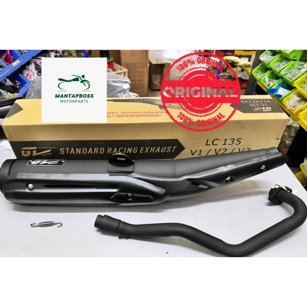 GL RACING STD OPEN EXHAUST YAMAHA LC135 V1 V2 V3 V4 V5 V6 V7 RACING CUTTING STANDARD GL RACING ...