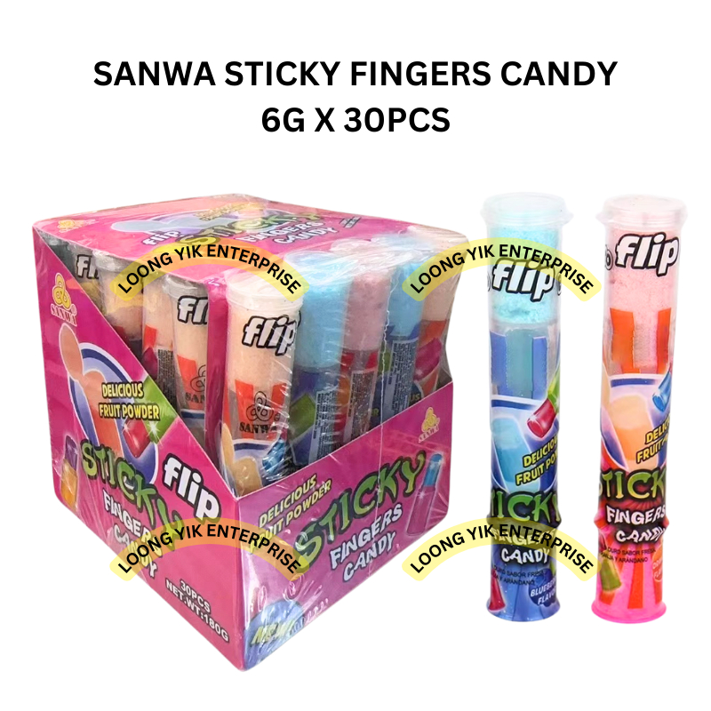 SANWA STICKY FINGERS CANDY 6G X 30PCS HALAL | Shopee Malaysia