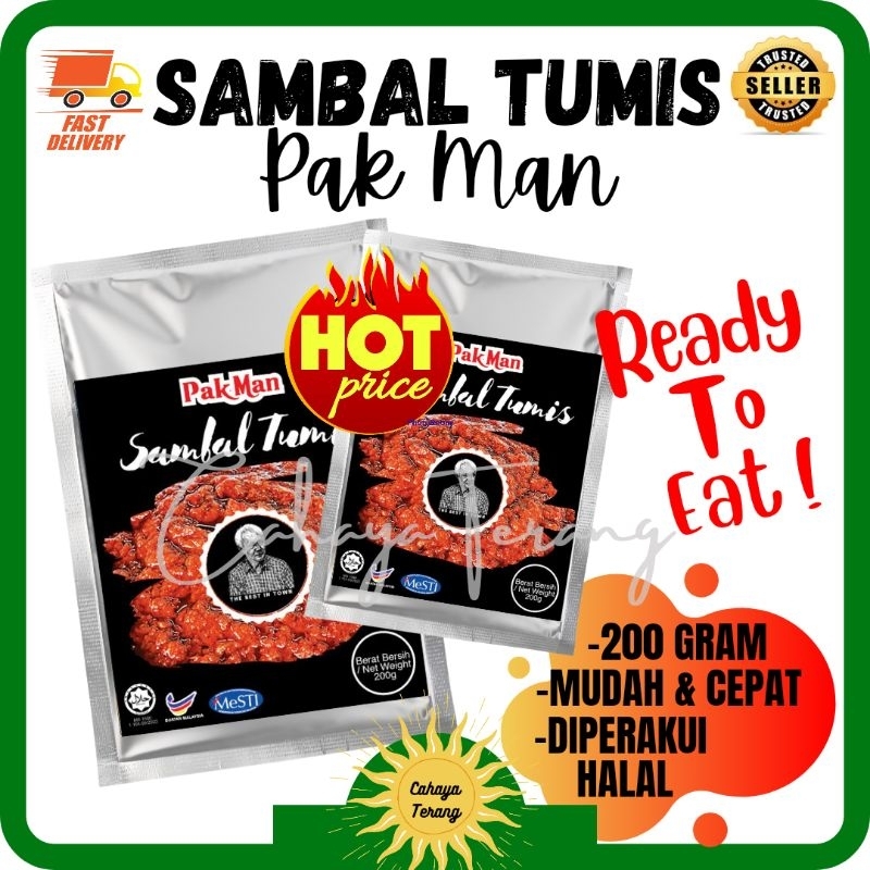 (READY STOCK)SAMBAL TUMIS PAK MAN INSTANT PASTE | Shopee Malaysia