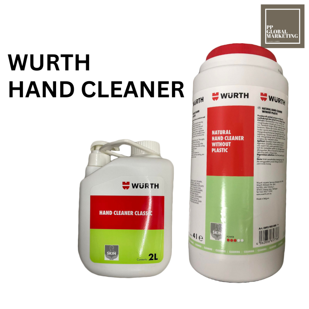 WURTH HAND CLEANER | 2L & 4L | WURTH ORIGINAL | Shopee Malaysia