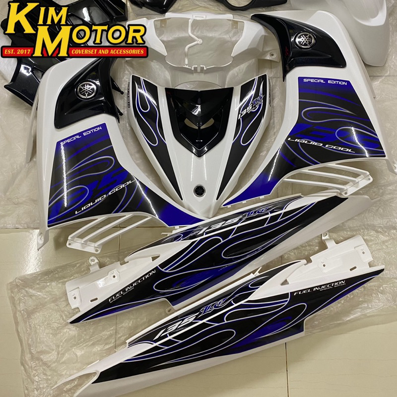 COVERSET LC135 V6 V7 ORIGINAL VELOZI JFORCE JACK FIRE EDITION API WHITE ...