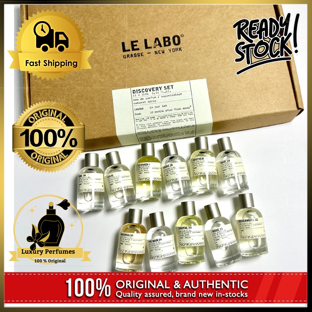 Original -Gift Set 11 In 1- Le Labo Discovery Set (11x10ml ) | Shopee ...
