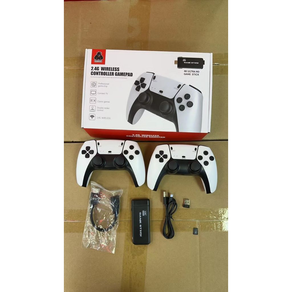 TV home game console 4K HD M5 wireless double joystick game console ...