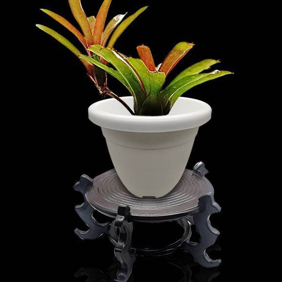 16cm-37cm WOOD FINISH Plastic Classic Flower Pot Plant Stand Leg ...