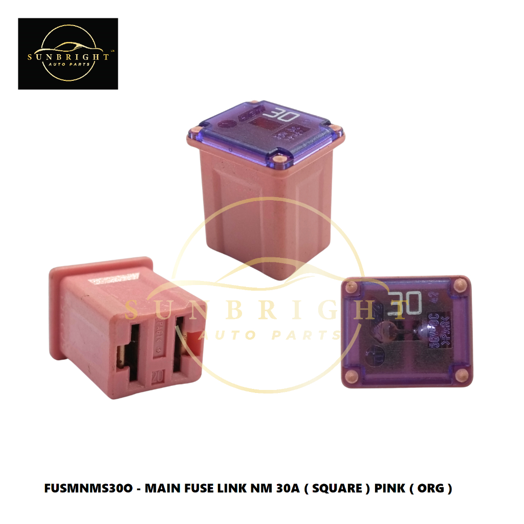 MAIN FUSE LINK NM 30A ( SQUARE ) PINK ( ORG ) | Shopee Malaysia