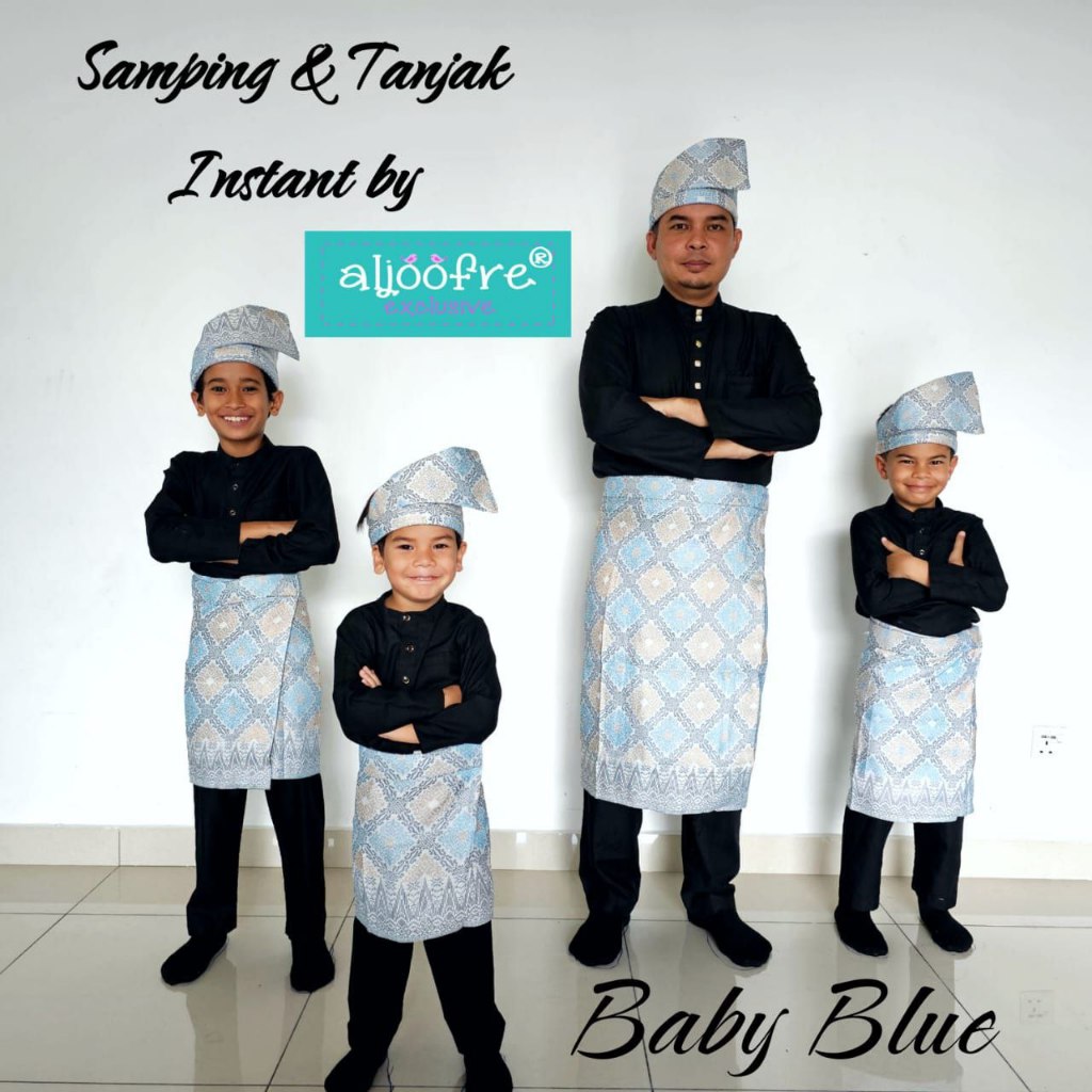 Tanjak Songket ALJOOFRE Budak & Dewasa Adjustable Velcro Setanjak ...