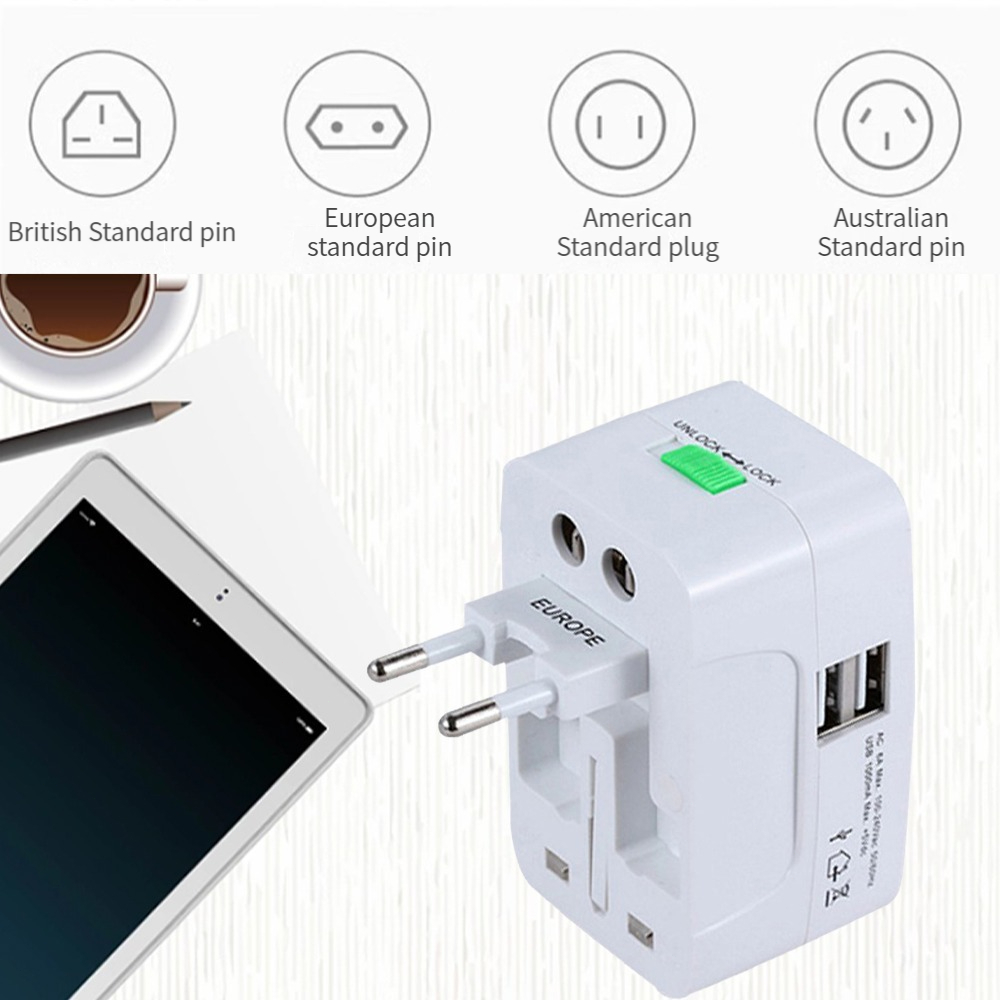 Universal Travel Adapter Plug All In One International Worldwide Travel Adaptor Plug Socket ...