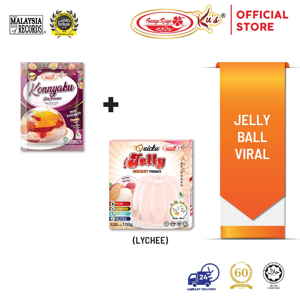 Set Jelly Ball Viral (Versi Jeli) BUNGA RAYA KUS | Shopee Malaysia