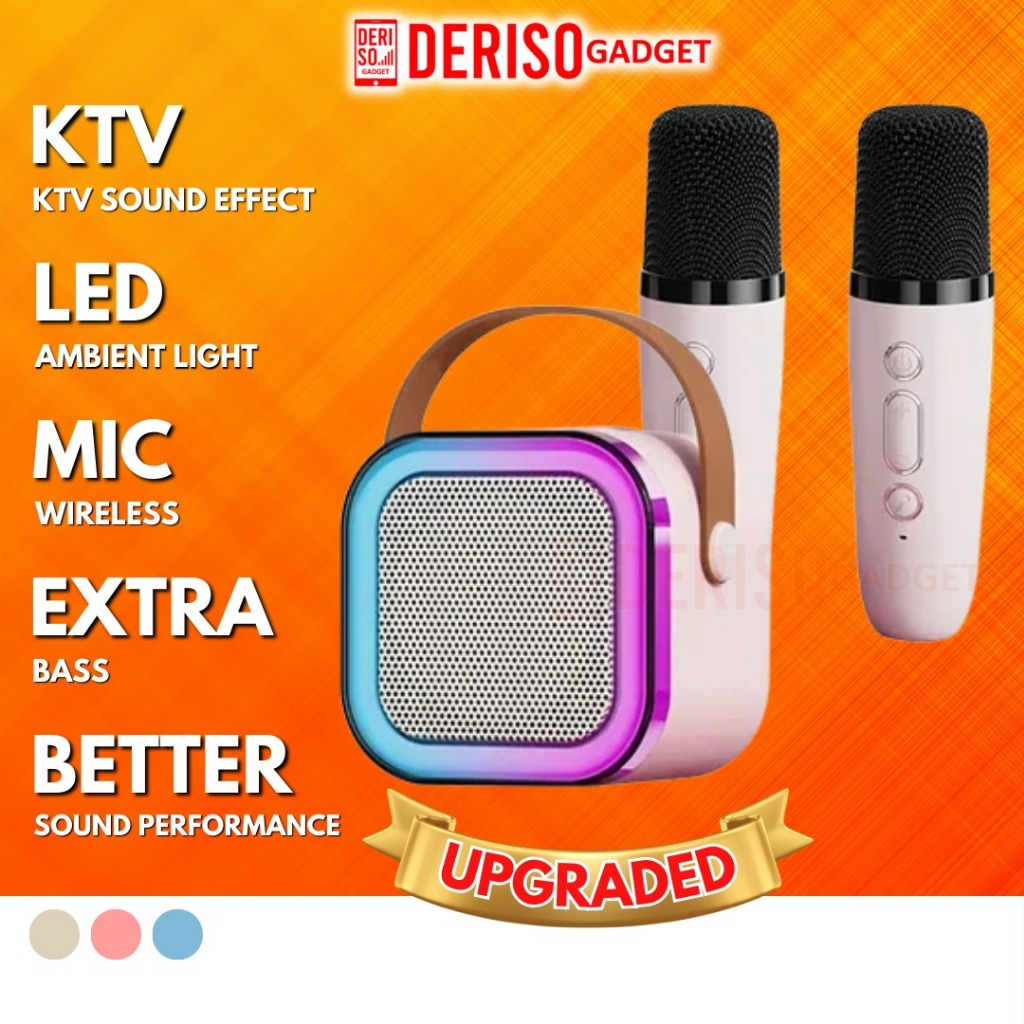 (Upgraded) K12 wireless karaoke speaker wireless portable mini speaker ...