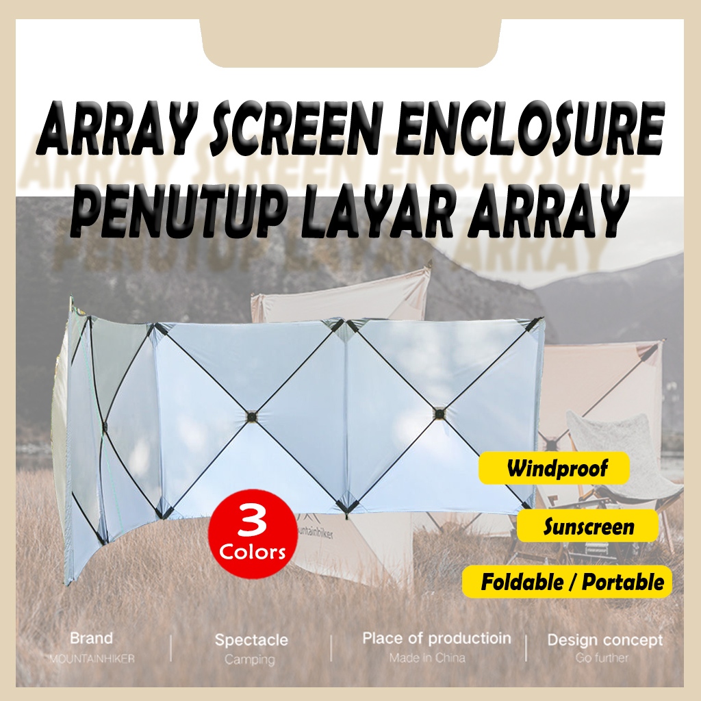 Outdoor Camping Wall Fence Partition Privacy Shield Waterproof ...