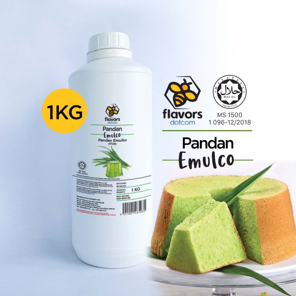 [HALAL] Flavors Dotcom - Pandan Emulco (1kg/2.5kg) | Shopee Malaysia