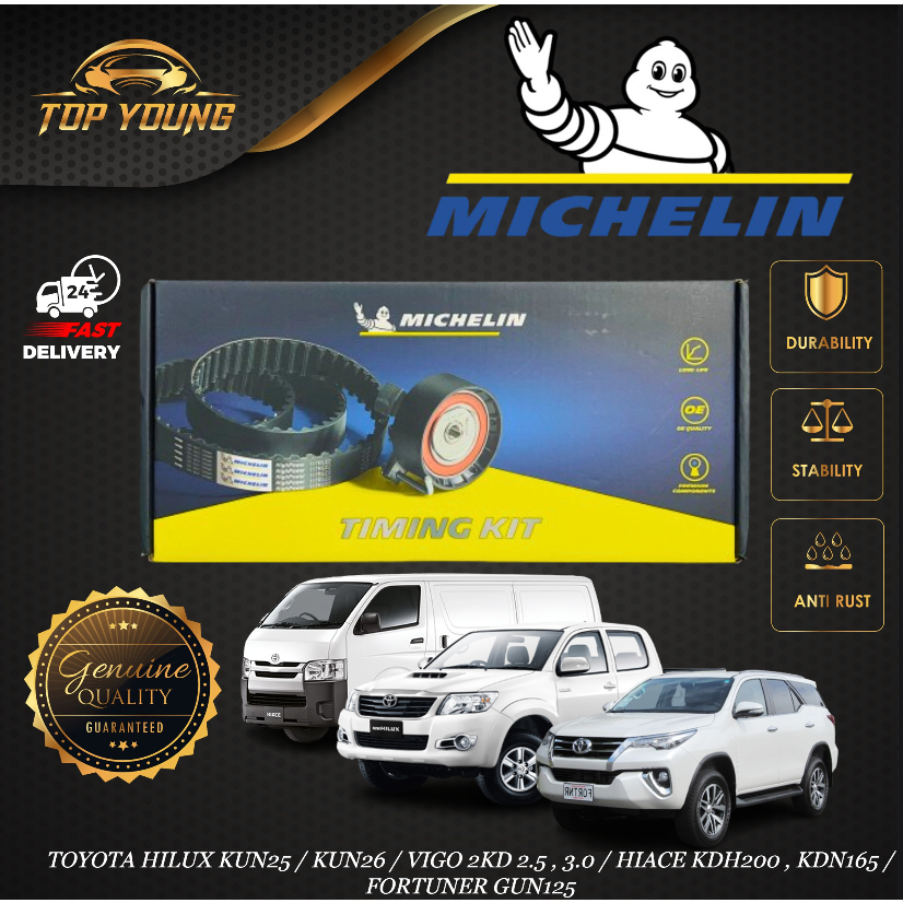 MICHELIN TOYOTA KUN25 , KUN26 / HILUX VIGO 2KD 2.5 , 3.0 / HIACE KDH200 ...
