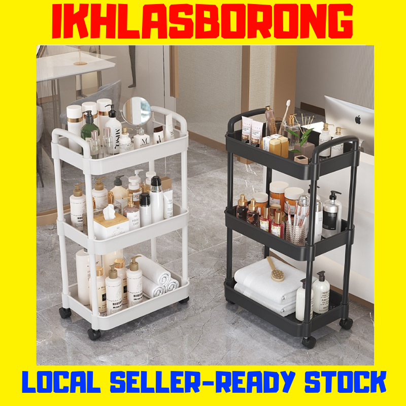 Eco Multifunction Trolley Rack / Shelves Home Kitchen Rack Book ...