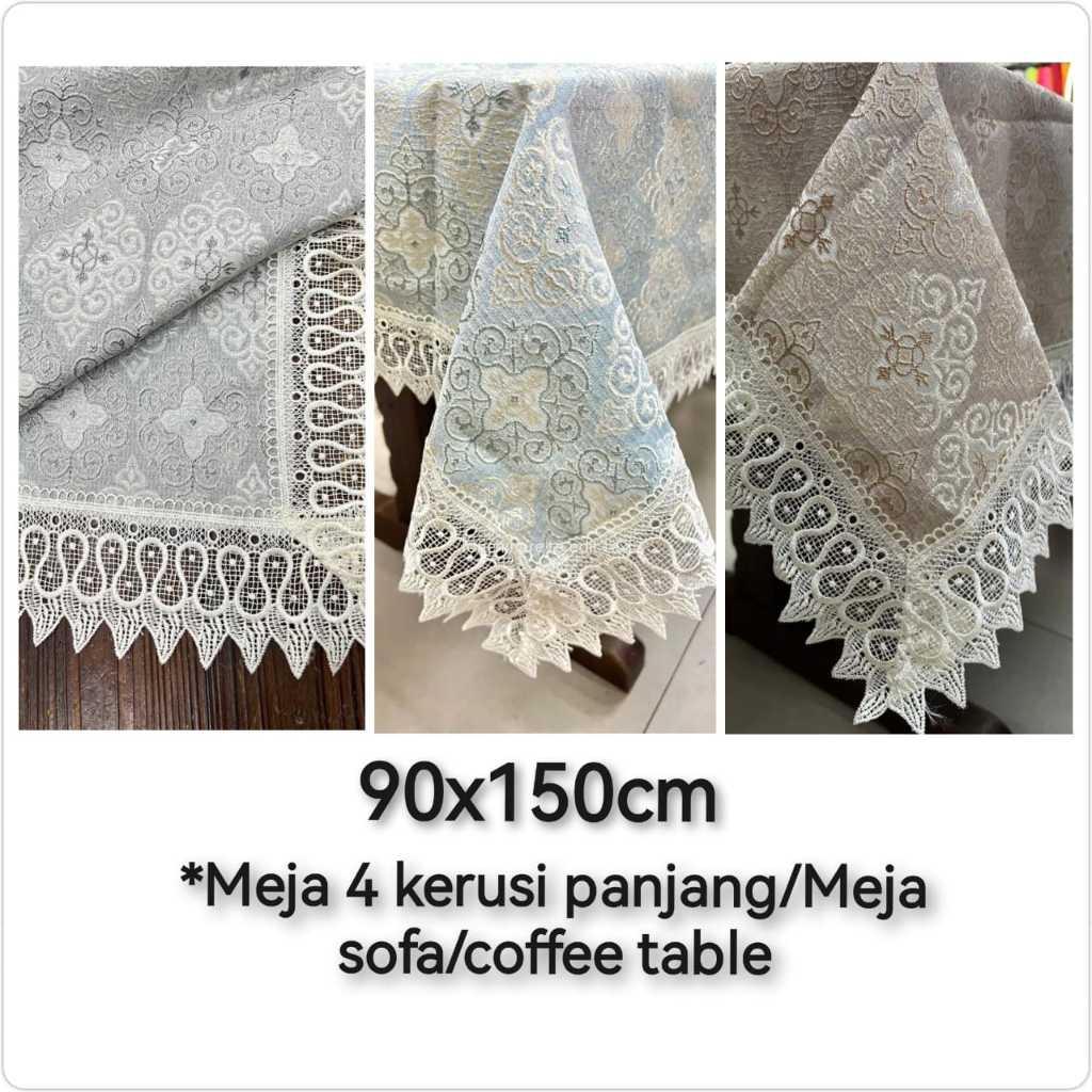 Lapik Meja 4 Kerusi /Porcelain /Classical /Nordic/ Cotton /Fabric ...