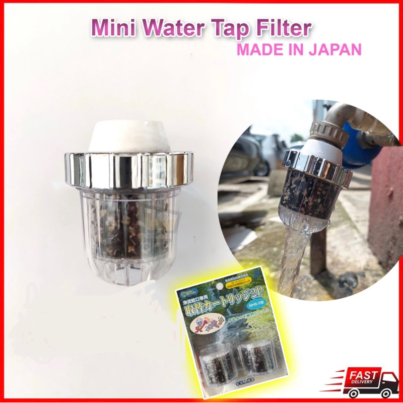 JAPAN Kitchen Faucet Water Tap Filter Clean Water Purifier Cartridge ...