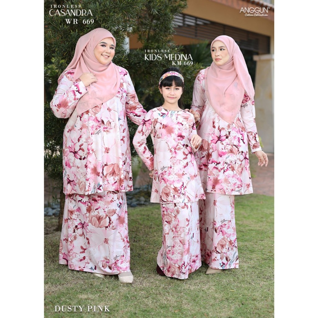 DUSTY PINK”” KOLEKSI IRONLESS SEDONDON RAYA 2024 BY ANGGUN COTTON ...