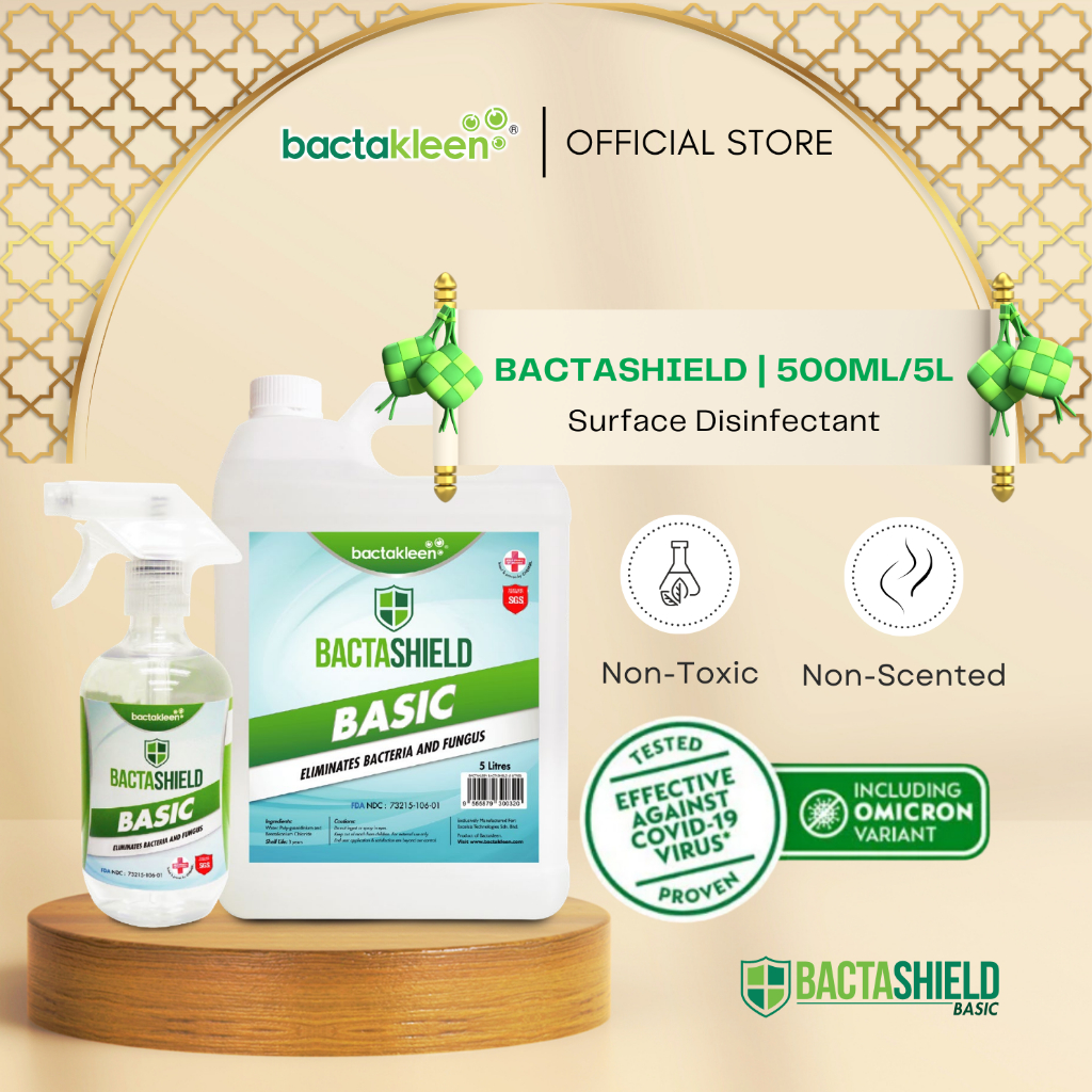 BACTAKLEEN Bactashield Basic | Surface Protection To Eliminate Bacteria ...