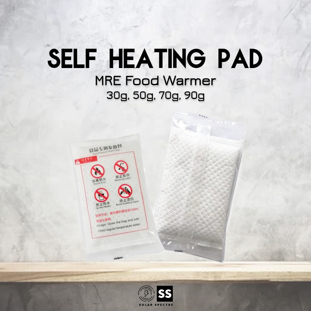 Self Heating Pad Flameless Ration Heater for MRE Food Warmer | Shopee ...