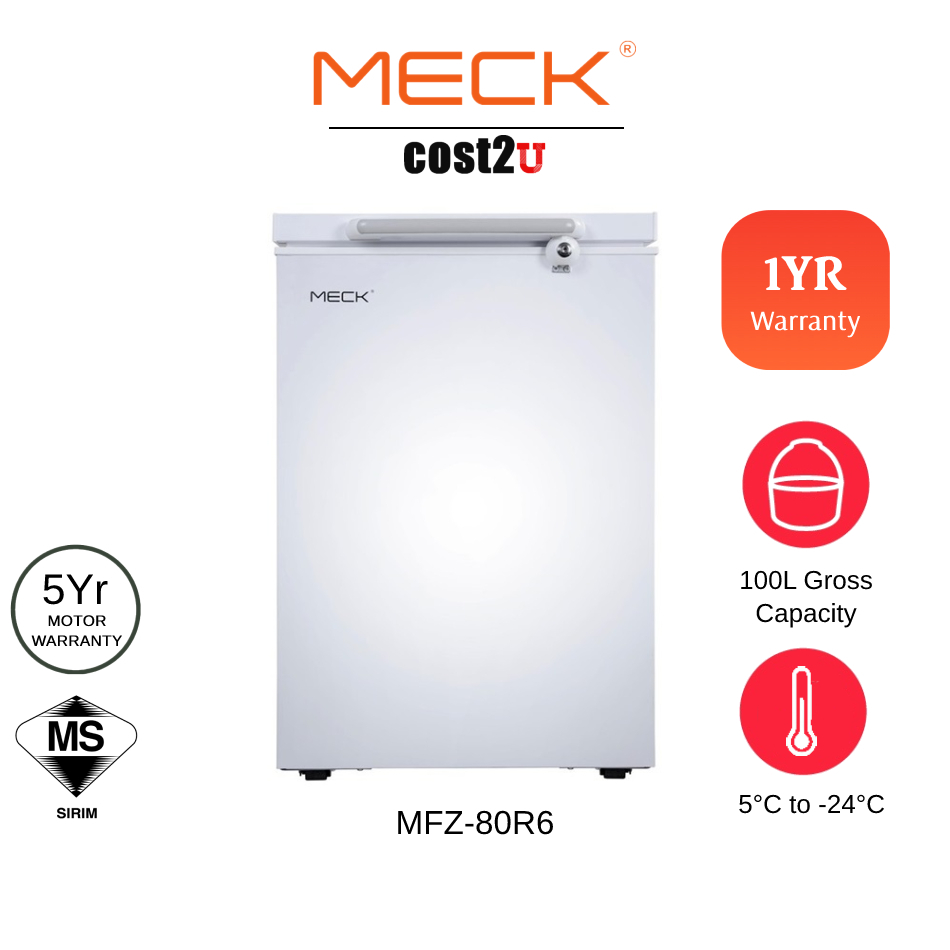 [SAVE 4.0] Meck / Pensonic 100L Chest Freezer | MFZ-116R6 PFZ-113 PFZ ...