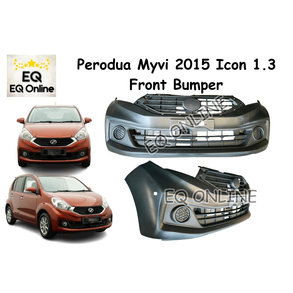 Perodua Myvi 2015 Icon Front Bumper (Bumper Depan) PP Plastic Malaysia ...