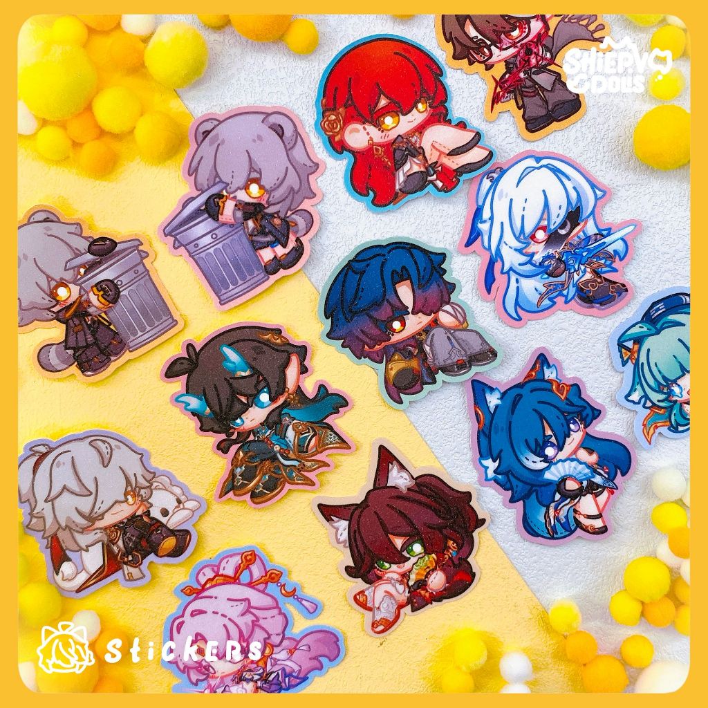 [Shiervodolls] HSR Stickers | Honkai Star Rail 崩坏星穹铁道 貼紙 | Shopee Malaysia