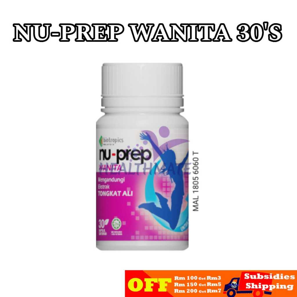 Biotropics Nu-Prep Wanita Health Supplement (30'Capsules) | Shopee Malaysia